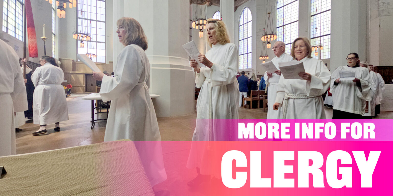 More Info for Clergy - The Episcopal Diocese of Olympia