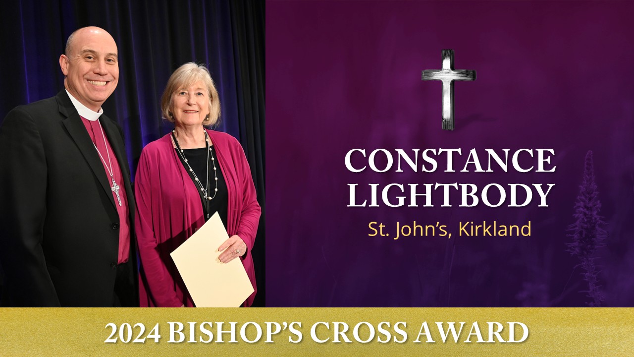 2024 Bishop's Cross Award - Constance Lightbody - The Episcopal Diocese ...